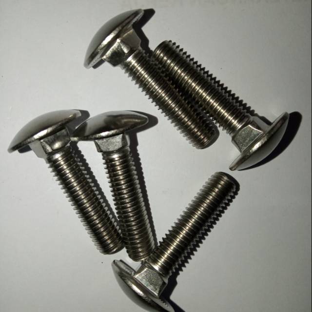 Jual Baut bemper M8 x 35 (3.5cm) stainless 304, cariaghe bolt, baut cb | Shopee Indonesia