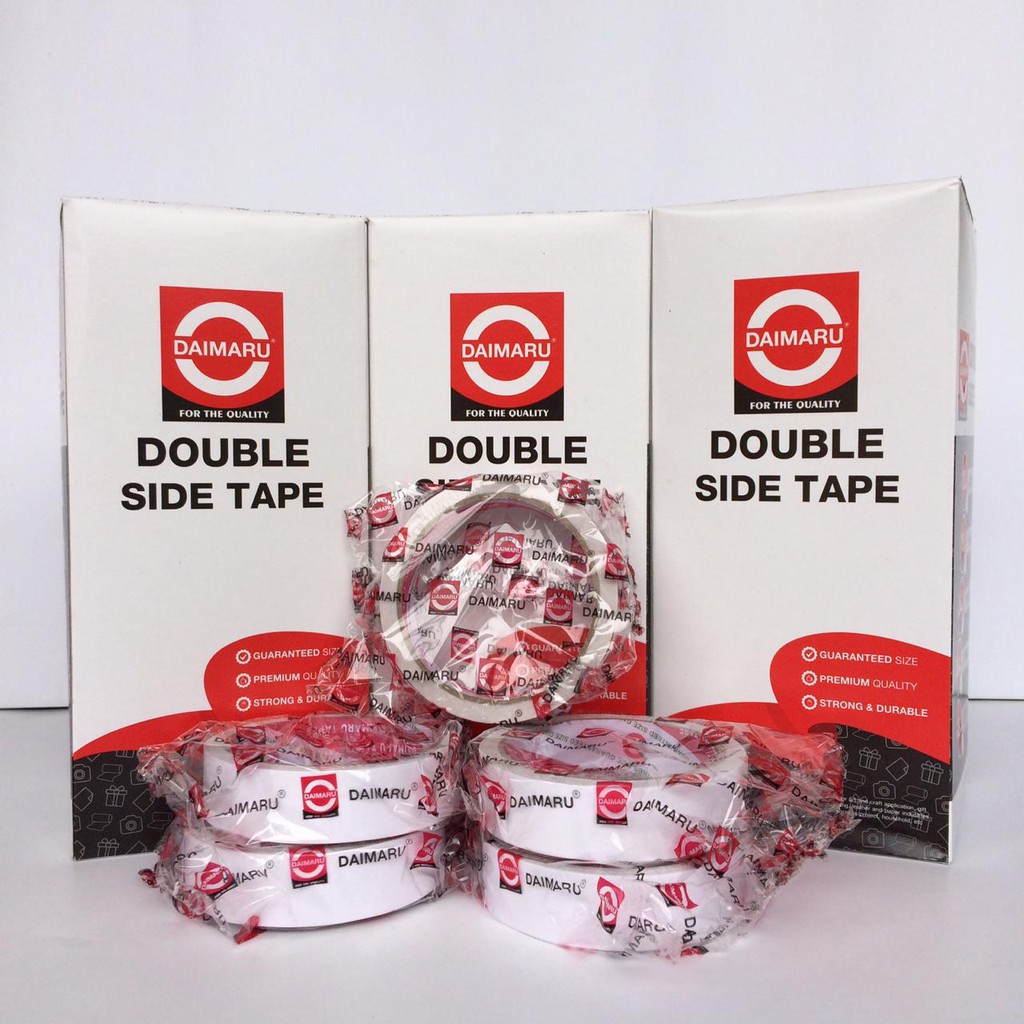 Jual Daimaru - Double tape 1 inch (12yard) | Shopee Indonesia