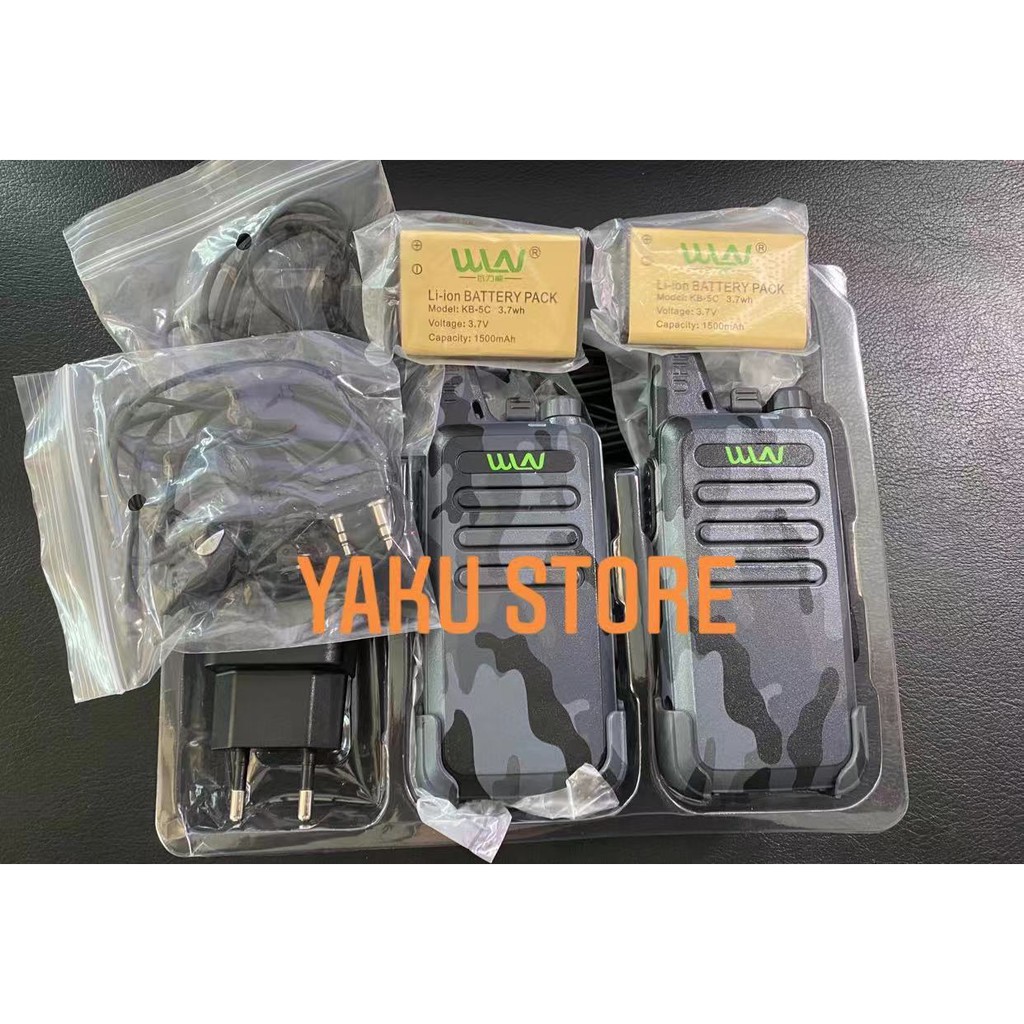 Jual HT Walkie Talkie handy Talky RADIO WLN KD-C1 isi 2 Unit UHF TwoWay WLN | Shopee Indonesia