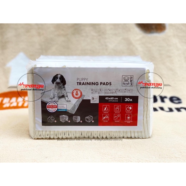 Jual m-pets ( mpets ) puppy basic training pads 45x60 cm isi 30 lembar underpads perlak untuk ...