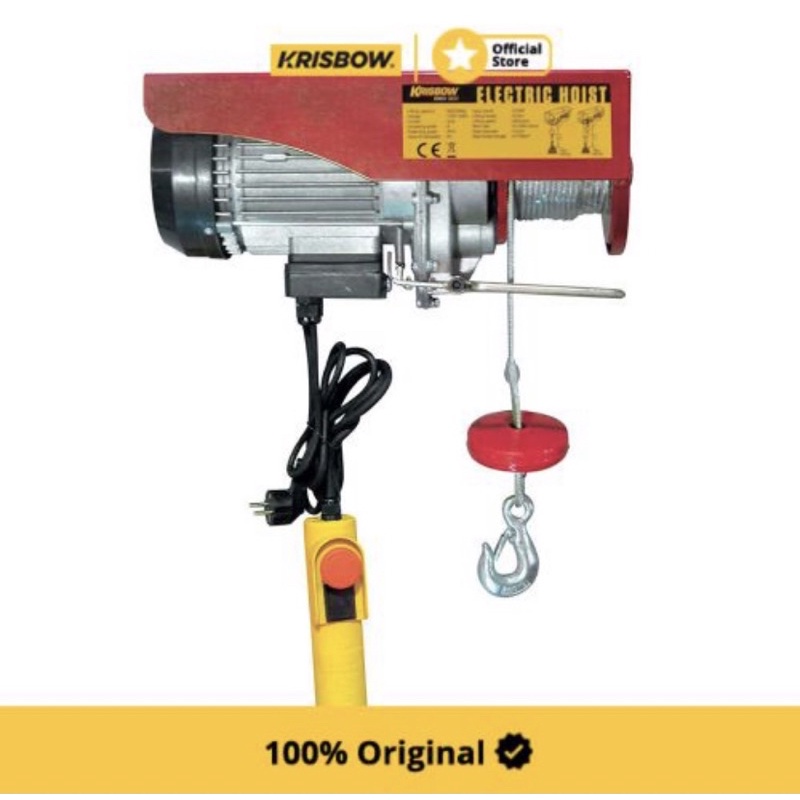 Jual Krisbow Electric hoist reel krisbow double hook 300KG x 9M ...