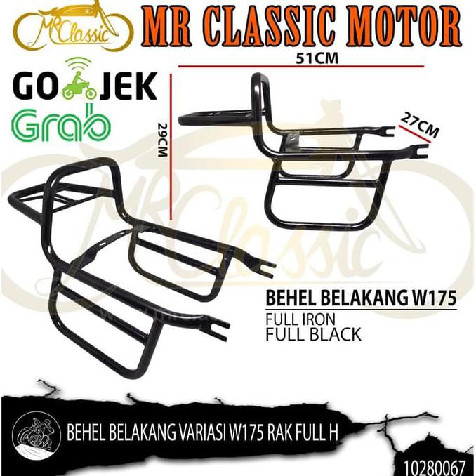 Jual Behel Belakang Custom Variasi W175 Rak | Shopee Indonesia