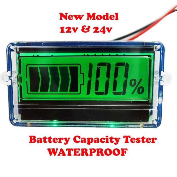Jual Battery Capacity Tester Indicator For 12V 24V / Baterai Meter Accu ...