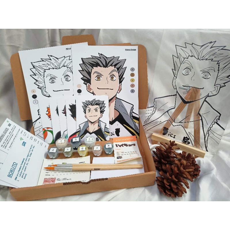 Jual (LAST STOCK) Haikyuu Glass Painting Kit DIY Acrylic/Akrilik ...