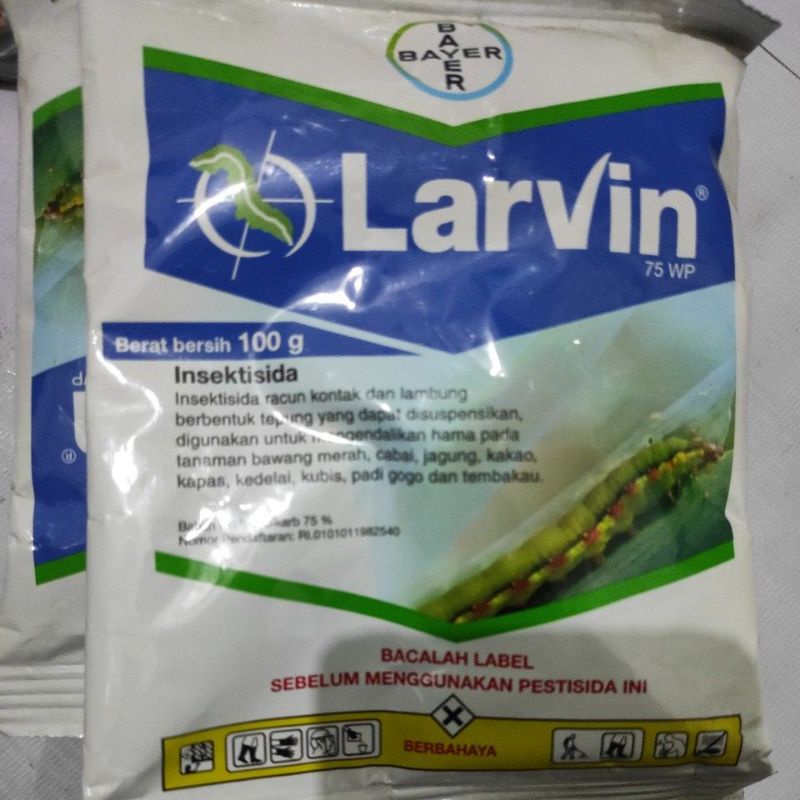 Jual RACUN ULAT LARVIN 75 WP INSEKTISIDA 15 g | Shopee Indonesia