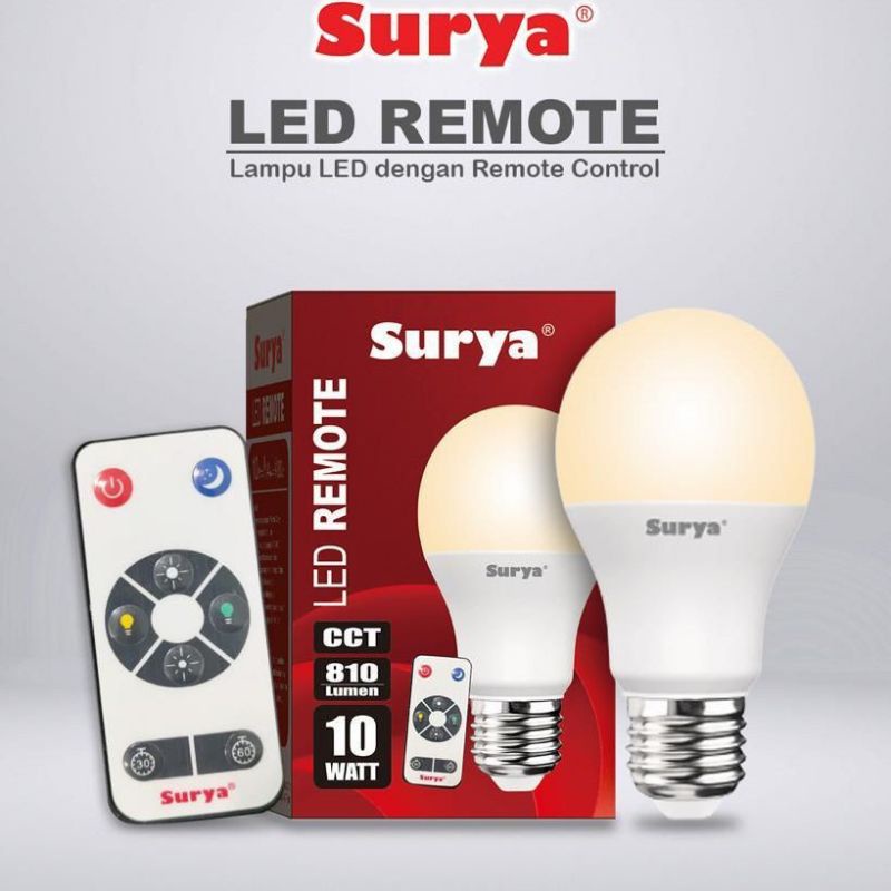 Jual SURYA LAMPU REMOTE CONTROL 10 WATT / LED REMOTE 10W CCT TRI COLOUR ...