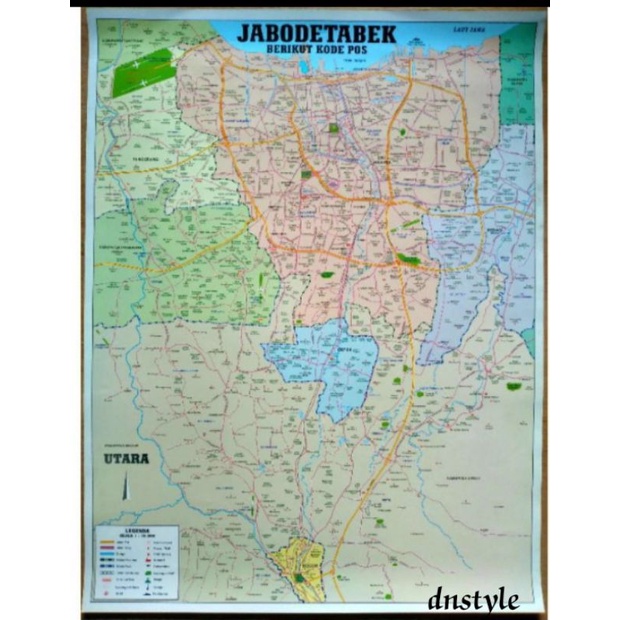 Jual Peta Jabodetabek (free bublewrap) | Shopee Indonesia
