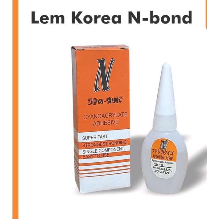 Jual Lem Korea Merk N-Bond ,Lem besi,Lem super Glue | Shopee Indonesia
