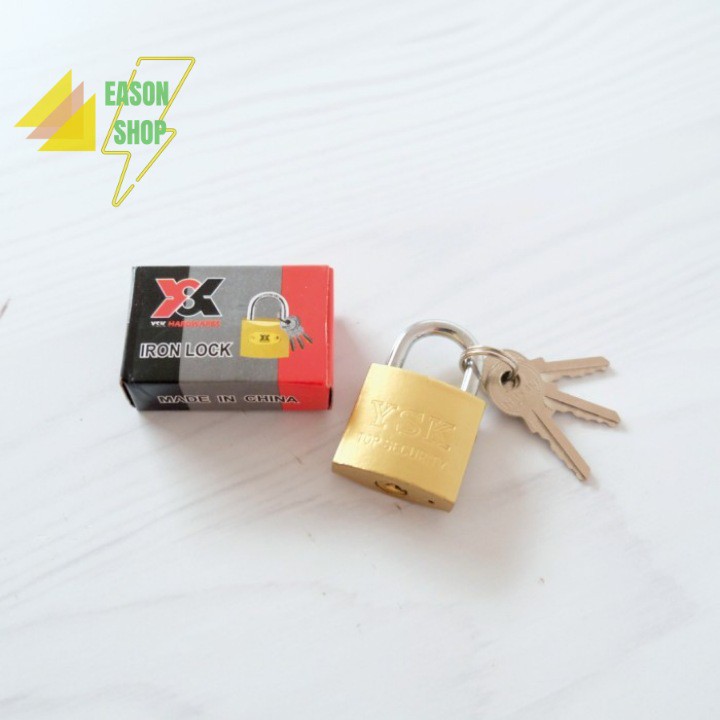 Jual Gembok Koper Kuning Kecil 32mm / Gembok Kuning / gembok Koper 32mm ...