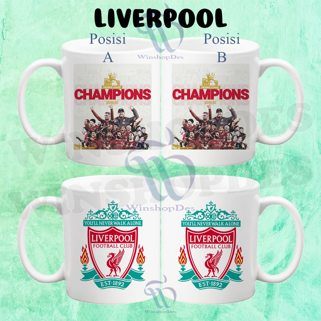 Jual MUG LIVERPOOL / GELAS LIVERPOOL / MUG CUSTOM LIVERPOOL (PALING ...