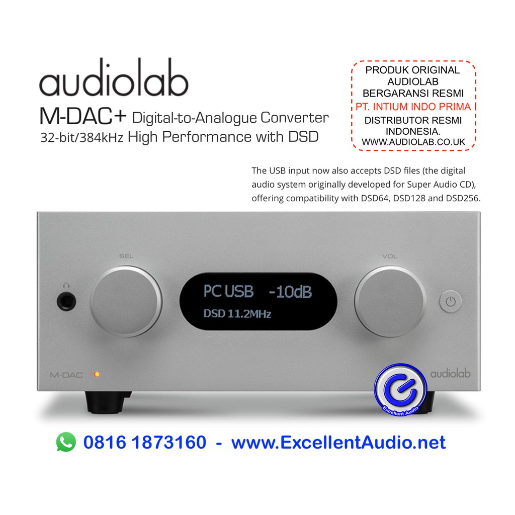 Jual Audiolab MDac+ MDAC plus M Dac+ Digital analog converter | Shopee ...