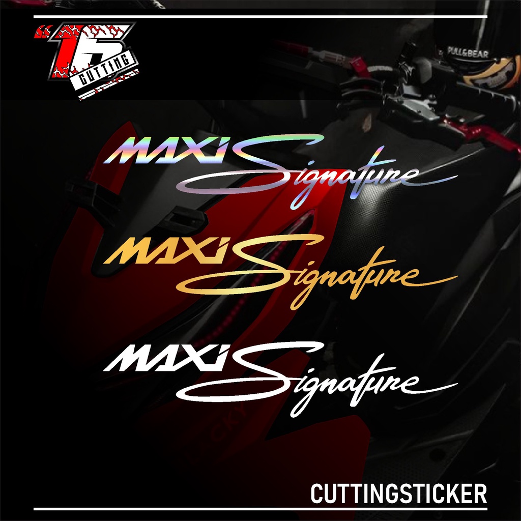 Jual Cutting Sticker MAXI - Stiker Lis Variasi Motor MAXI Street ...