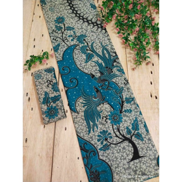 Jual KAIN BATIK WARNA HIJAU IJO BATIK PRINT TOSCA SERAGAM BRIDESMAID ...