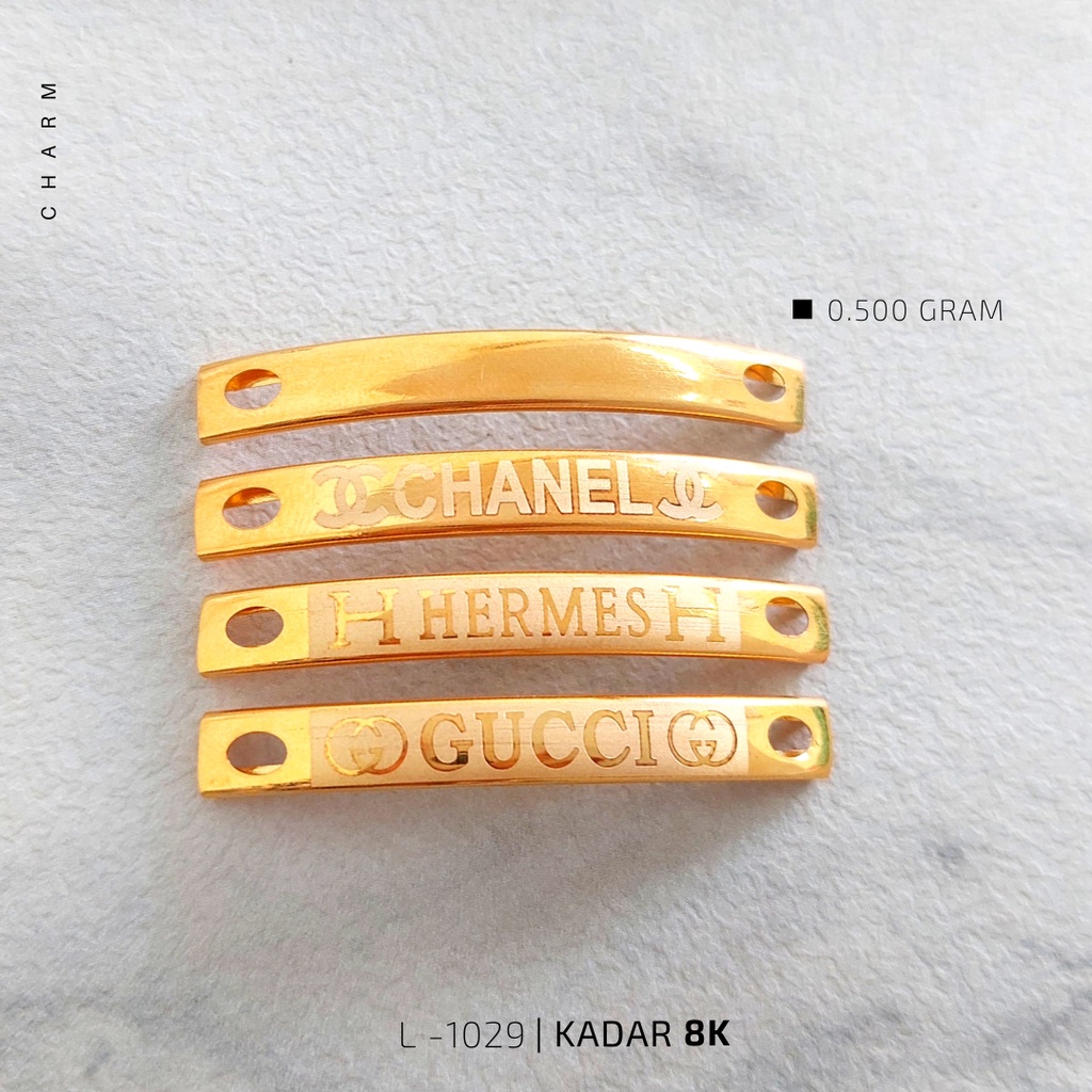 Jual Charm Plat Polos Non Grafir Kadar 8K | Shopee Indonesia