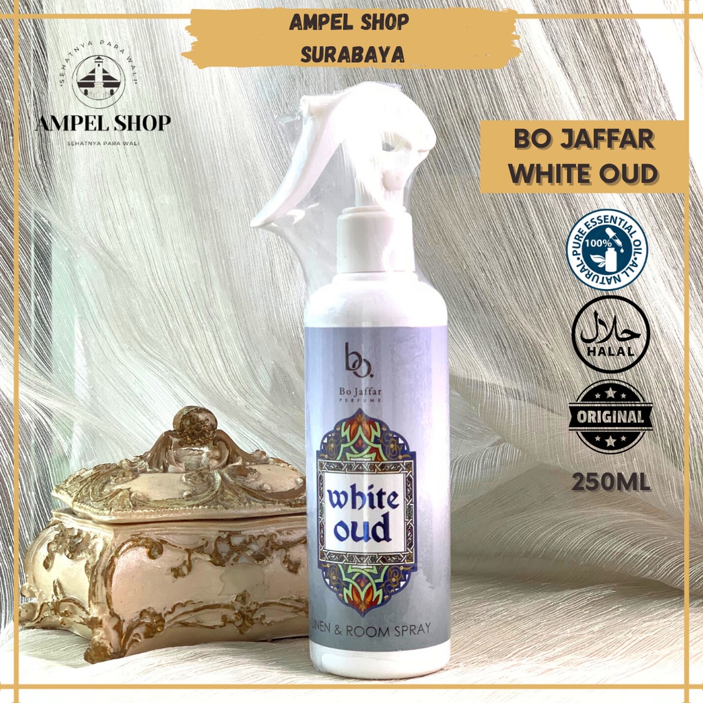 Jual Bo Jaffar White Oud Pengharum Ruangan Linen & Room Spray / Parfum ...