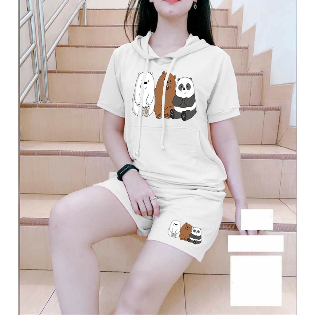 Jual Tq88indonesia Baju Setelan Wanita Terbaru / Set Panda / Baju Set ...