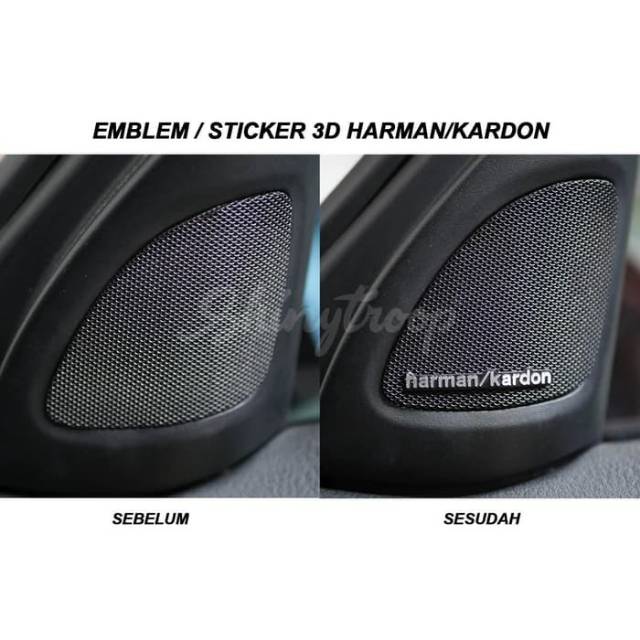 Jual Emblem / Stiker Harman Kardon Sticker Decal Logo 3D Speaker ...