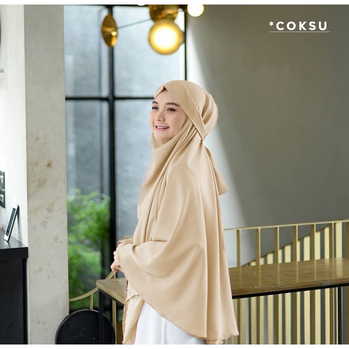 Jual Jilbab Hijab Kerudung Bergo Instan French Khimar Cadar Madinah Syari Jumbo | Shopee Indonesia