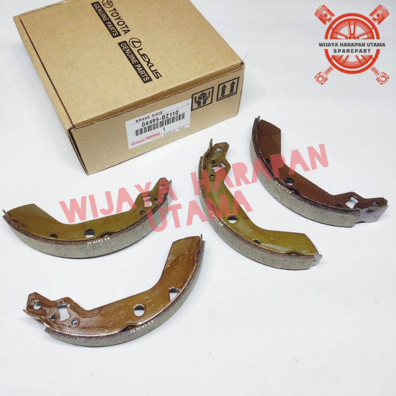 Jual Brake Shoe Kampas Rem Belakang Tromol Agya Ayla Matic Manual Original 1Set | Shopee Indonesia
