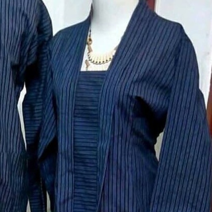 Jual BAJU COUPLE SURJAN KEBAYA LURIK BIRU BAJU LURIK ADAT JAWA JOGJA SOLO KEBAYA LURIK SURJAN ...