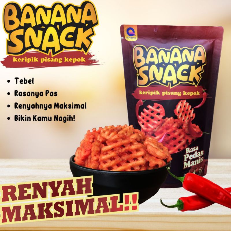 Jual banana snack pedas manis renyah maksimal | Shopee Indonesia