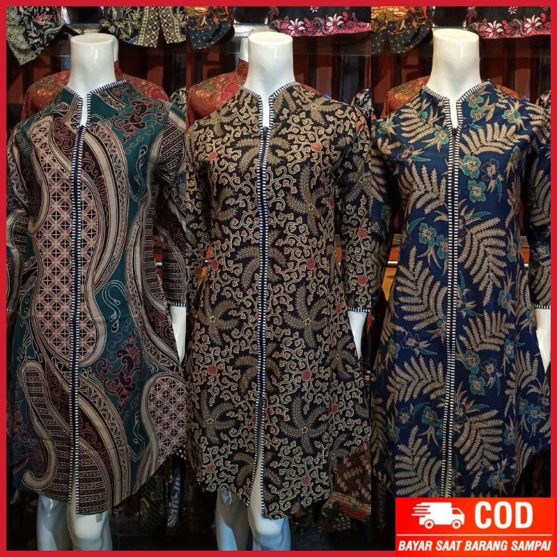 Jual BAJU BATIK WANITA | TUNIK BATIK | TUNIK PREMIUM | TUNIK ELEGAN | TUNIK CANTIK | TUNIK BATIK ...