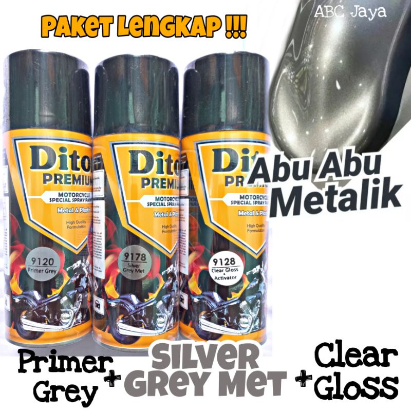 Jual Paket Lengkap Pilok Pilox Diton Premium 9120 Epoksi Abu Primer ...