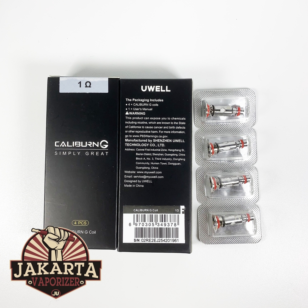 Jual [COIL] CALIBURN G 1.0 OHM COIL REPLACEMENT BY UWELL AUTHENTIC ...