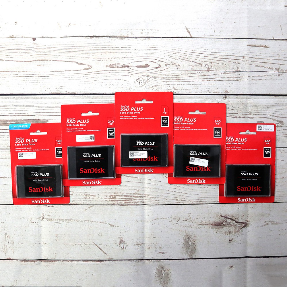 Jual SanDisk SSD Plus 1TB SATA - Hitam | Shopee Indonesia