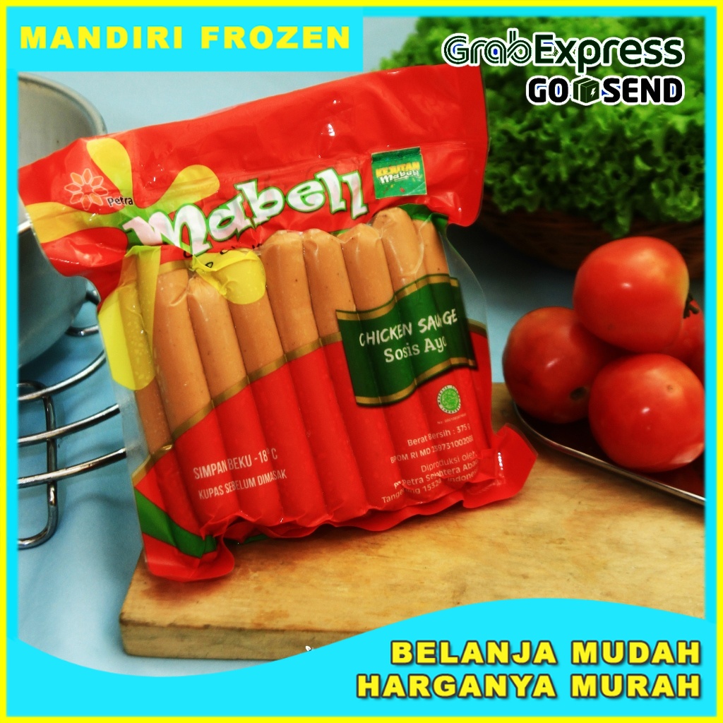 Jual Mabell Sosis Ayam 375gr - Makanan Beku Olahan | Shopee Indonesia