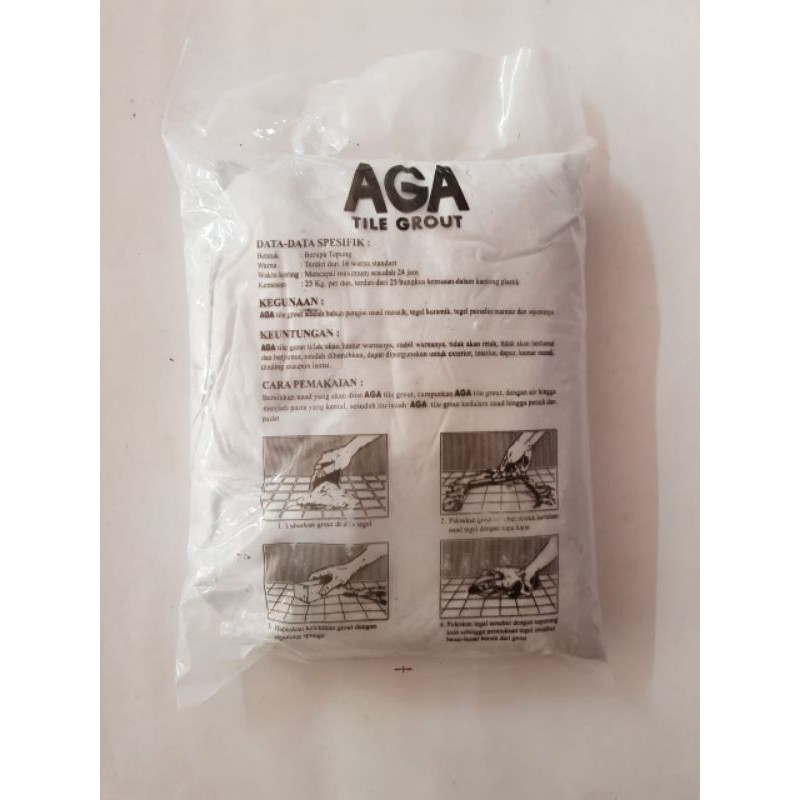 Jual SEMEN PENGISI CELAH NAT KERAMIK 1 KG OKER LANTAI TILE GROUT WARNA ...