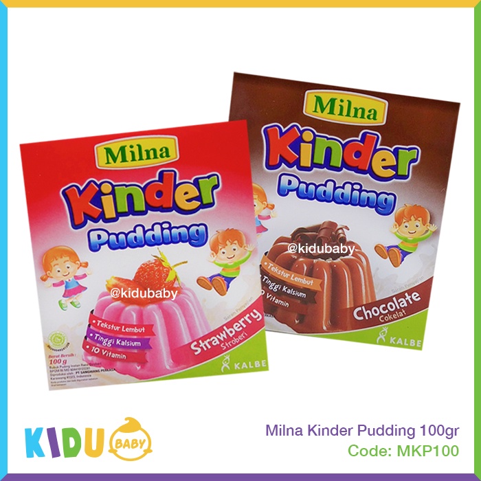 Jual Milna Kinder Pudding 100gr Makanan Cemilan Si Kecil Pudding Anak ...