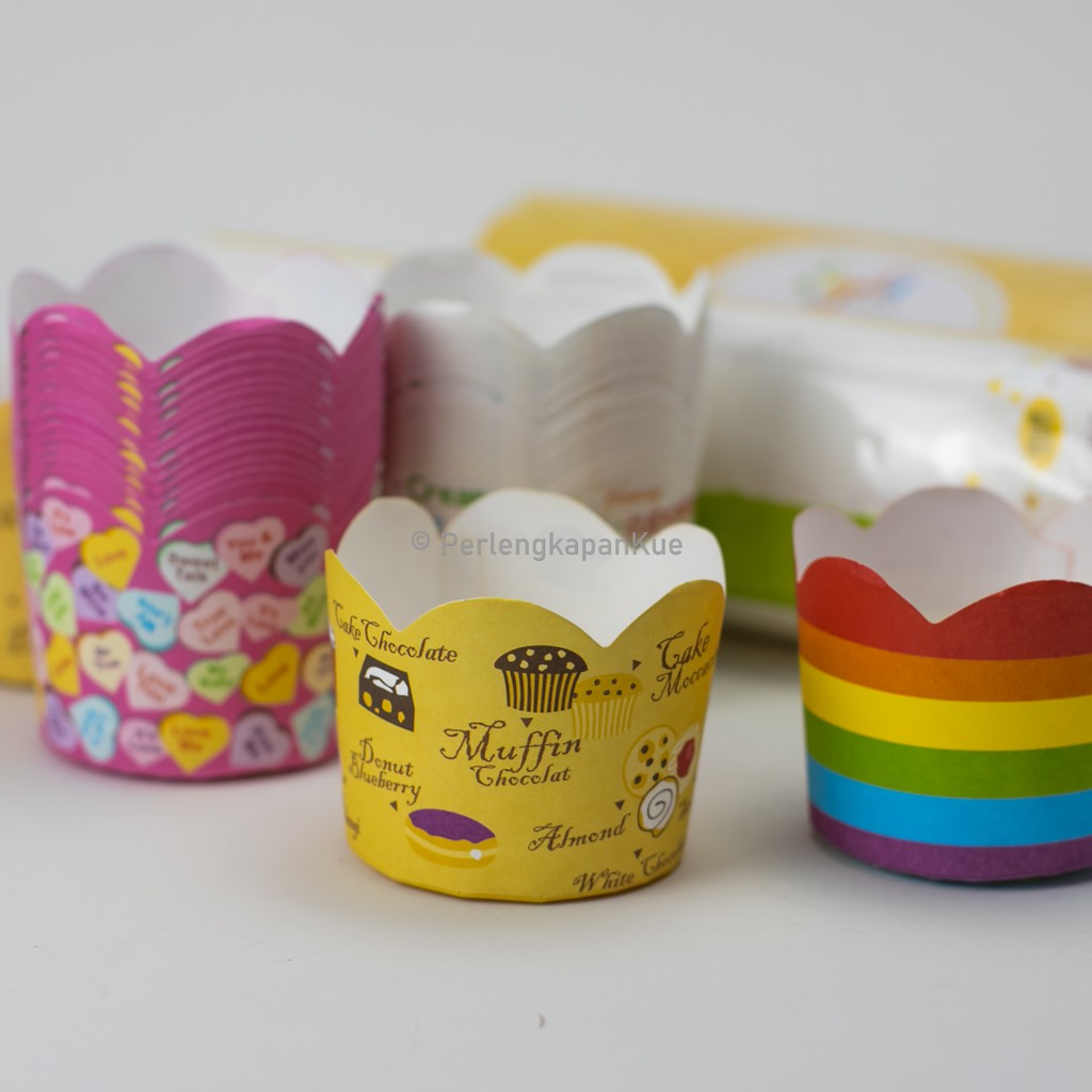 Jual Cup Roti / Cup Muffin Bulat ukuran : 63mm dan isi 100 lembar ...