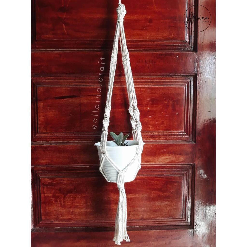 Jual BEAUZY - Gantungan Pot Bunga/ Macrame Plant Hanger/ Dekorasi ...