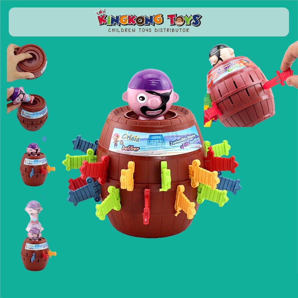 Jual MAINAN BAJAK LAUT LONCAT / MAINAN JUMPING PIRATE / MAINAN ROULETTE ...