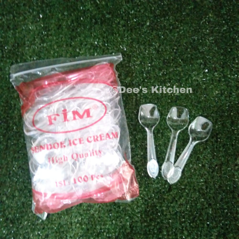 Jual Sendok Ice cream plastik/ sendok pudding/SENDOK PUDING | Shopee ...