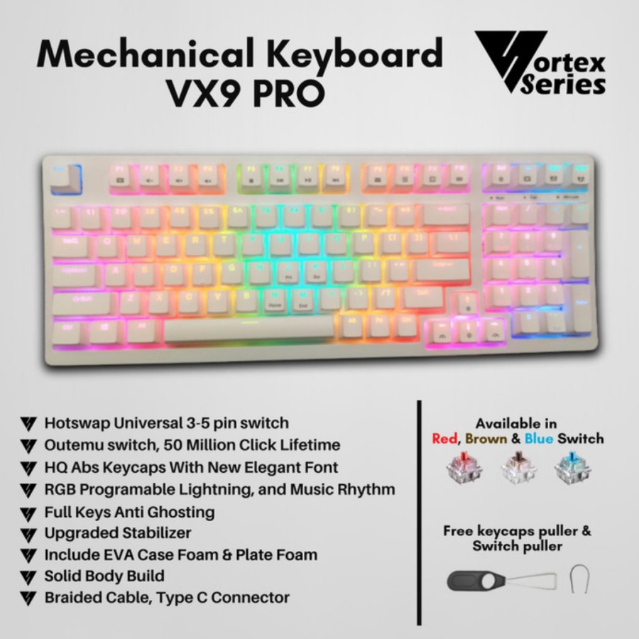 Jual VortexSeries VX9 Pro Mechanical Keyboard ORIGINAL | Shopee Indonesia