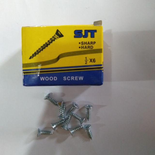 Jual SKRUP SEKRUP KAYU PUTIH KEPALA BUNGA / WOOD SCREW SJT LENGKAP ...