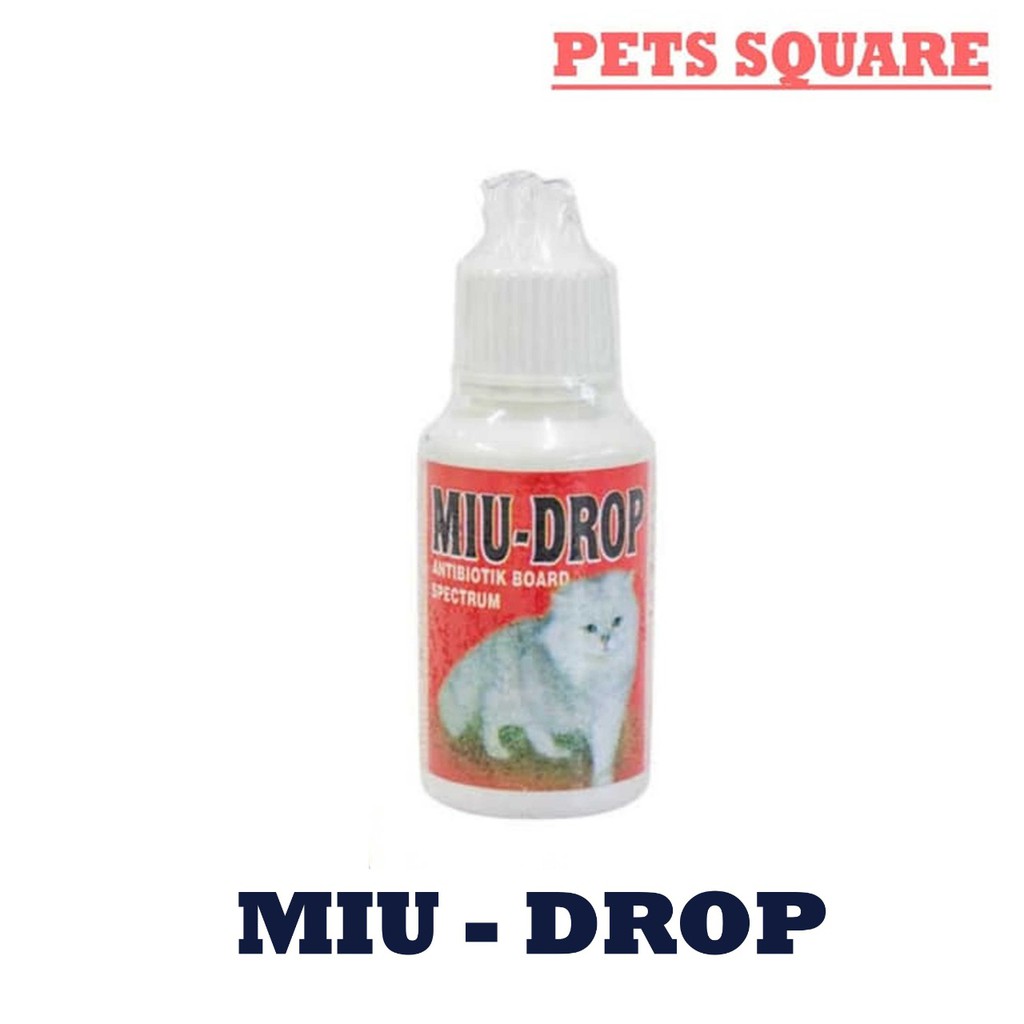 Jual Obat AntiBiotik Board Spectrum Kucing Dan Anjing - MIU DROP 30ml ...