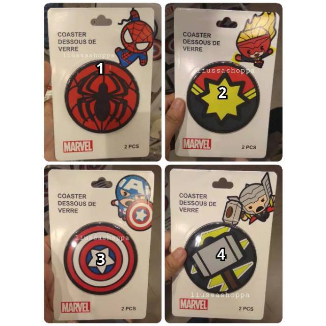 Jual Tatakan gelas Miniso - Marvel Coaster | Shopee Indonesia