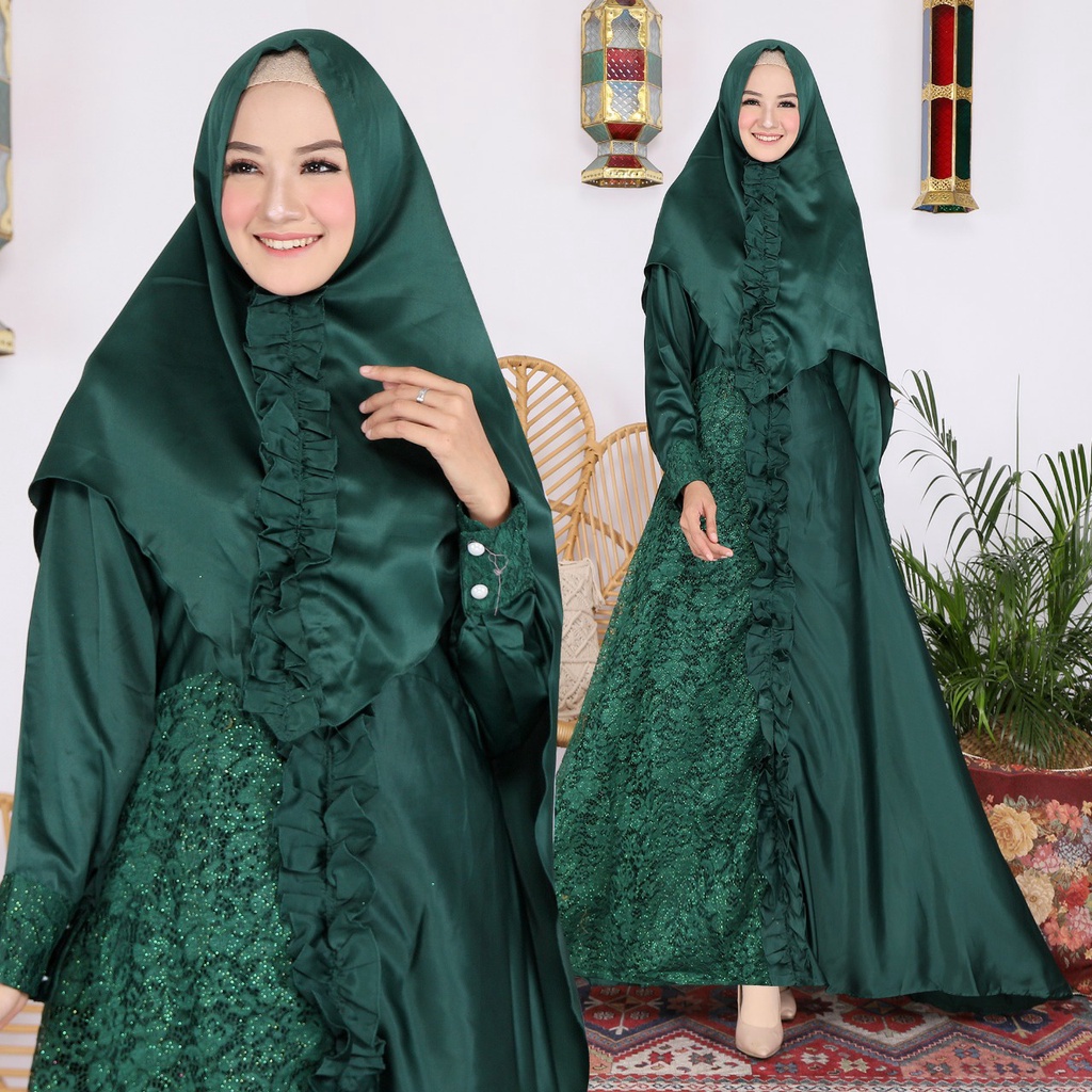 Jual Awesome Syar'i Sumita Dress Gamis Wanita | Shopee Indonesia