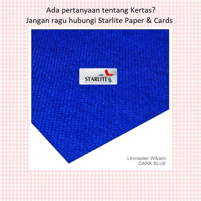 Jual Kertas Covering Paper LINMASTER DARK BLUE | Shopee Indonesia