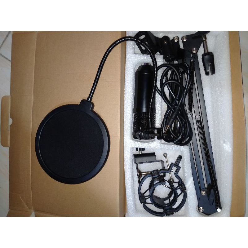 Jual Mic Condenser Full Set Lengkap Youtuber | Shopee Indonesia