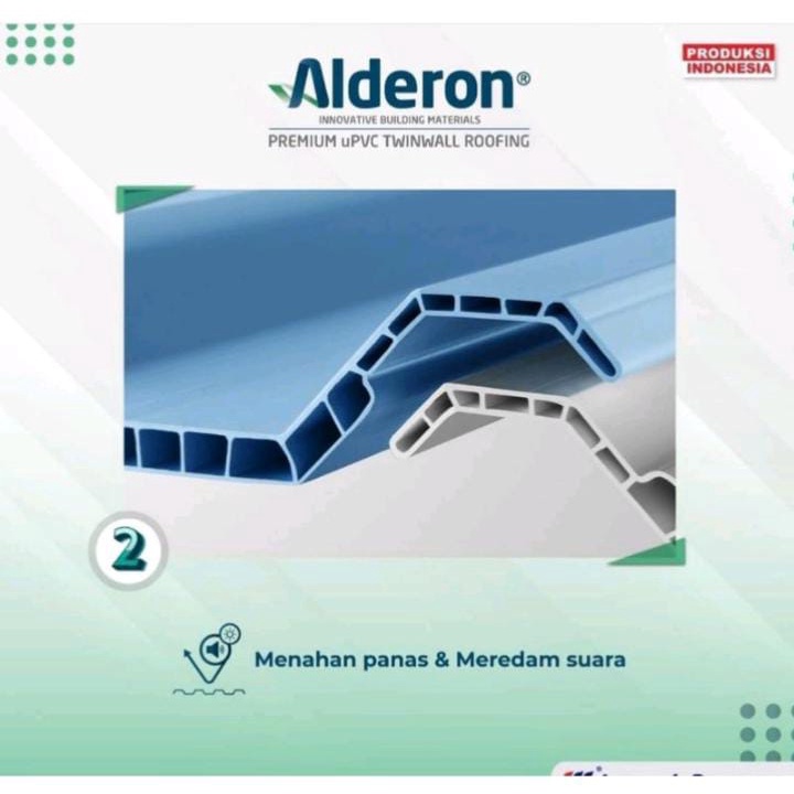Jual ATAP UPVC ALDERON TWINWALL DOUBLE LAYER Harga permeter | Shopee ...