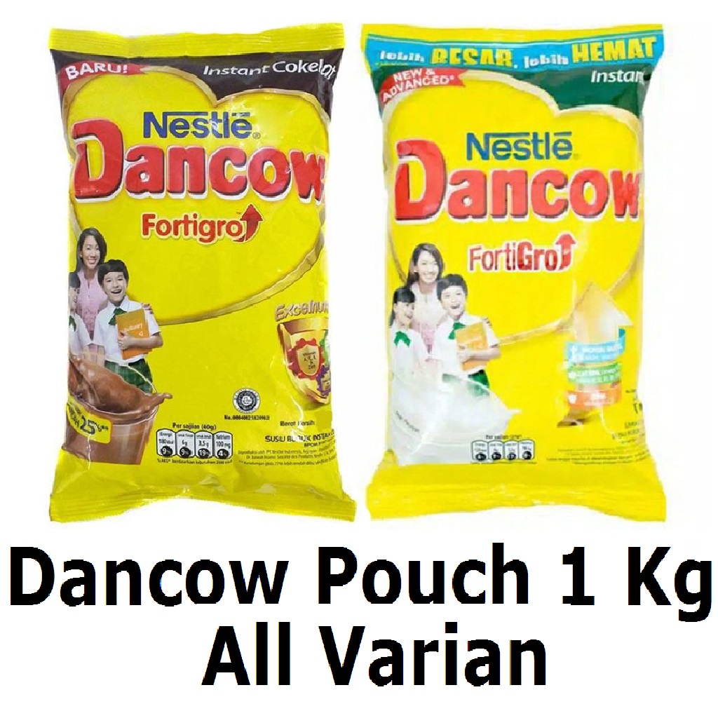 Jual Dancow Pouch 1 Kg All Varian - Nestle Dancow Fortigrow 1 Kg ...