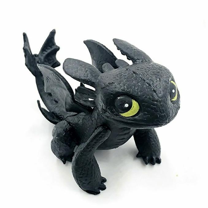 Jual Action Figure How To Train your dragon toothless mainan anak ...