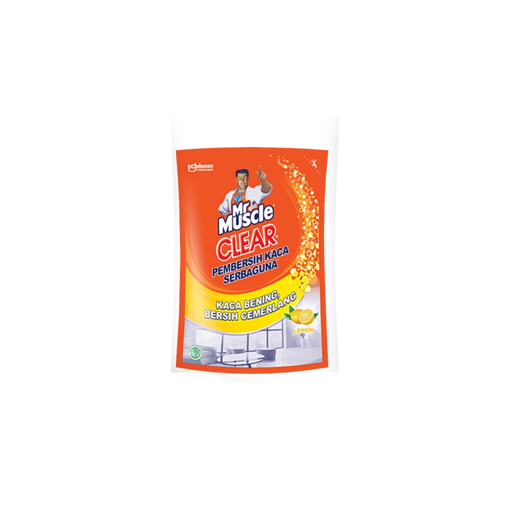 Jual Mr. Muscle Glass Liquid Lemon Pouch 400 ml | Shopee Indonesia