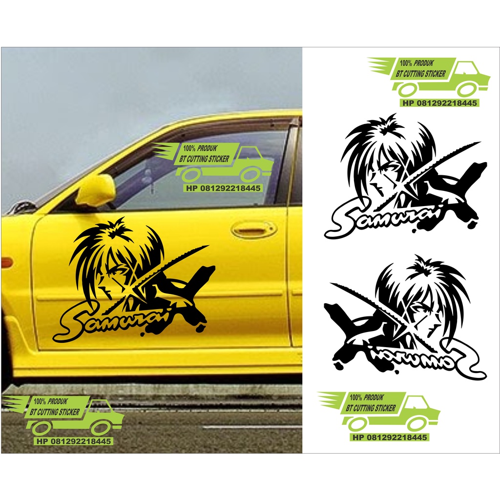 Jual BT sticker mobil sticker samurai x sticker mobil mitsubishi lacer ...