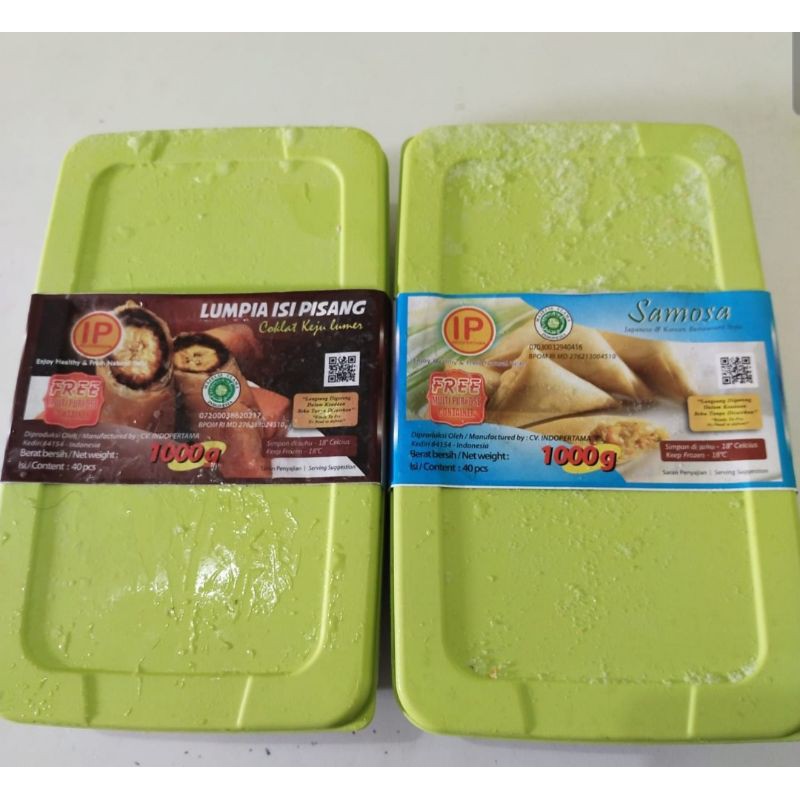 Jual gorengan jajanan samosa lumpia isi pisang coklat lumer ip frozen ...