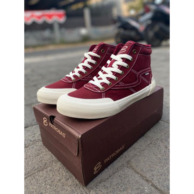 Jual Patrobas Equip High Maroon (Murah Banget) | Shopee Indonesia